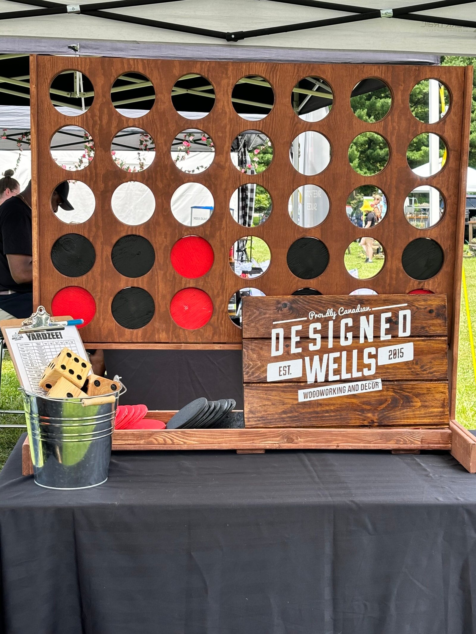 Outdoor Connect Four Game – Designed Wells